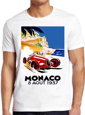 Monaco Grand Prix Race 1937 Auto Racing Meme Cool Funny Gift Tee T ...