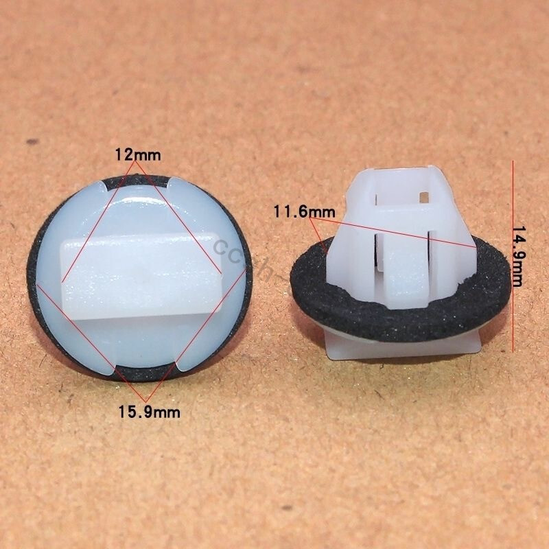 10 Pcs Car Front Fender Flare Wheel Arch Trim Retainer Clips For Nissan ...