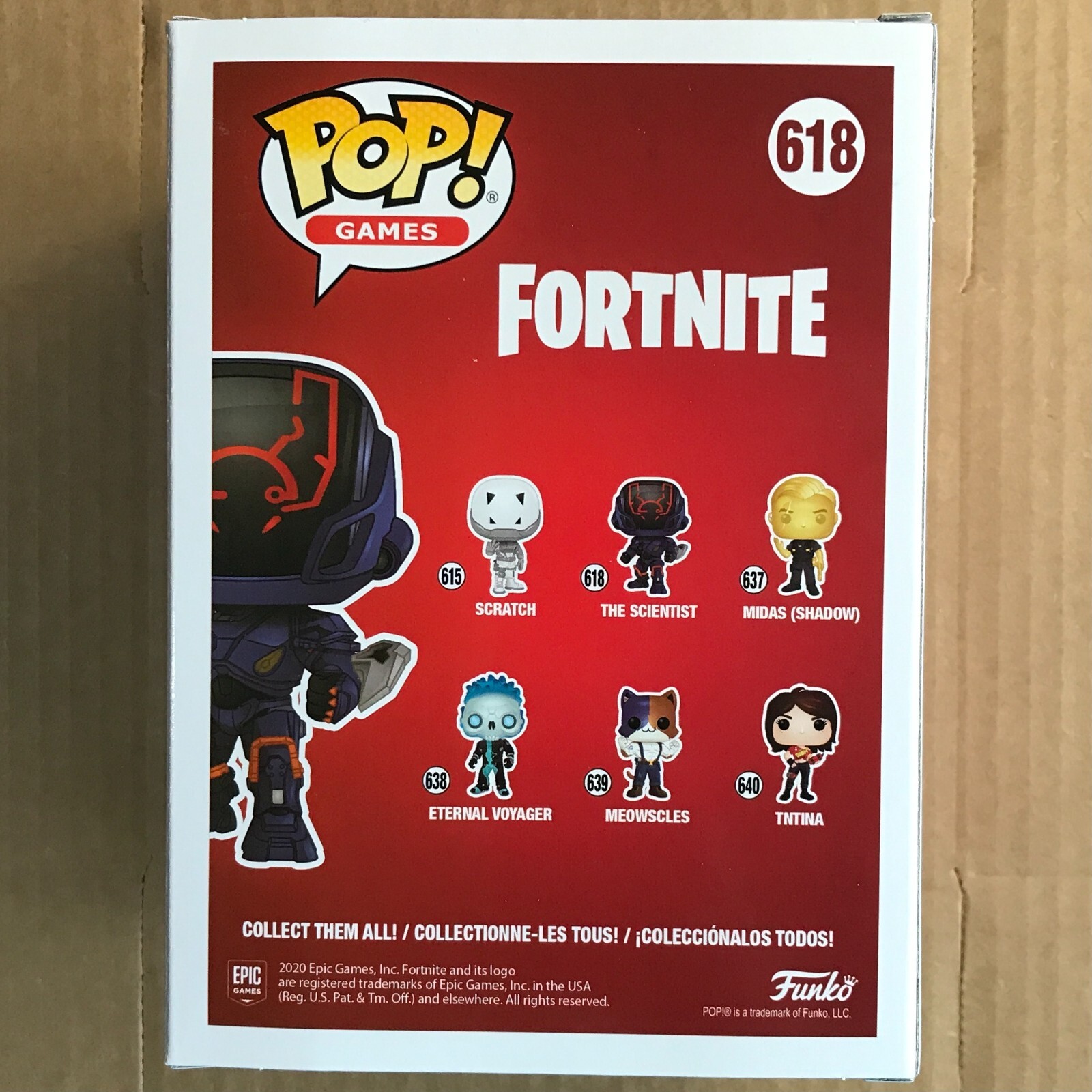 Funko Pop! Vinyl: Fortnite - The Scientist #618 for sale online | eBay