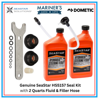 SeaStar HS5157 Seal Kit Front Mount Cylinders Wrench With 2 HA5430H ...