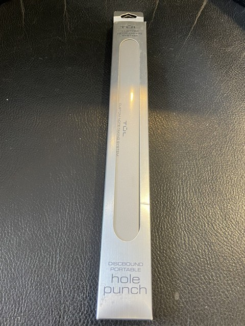 TUL Custom Note-taking System Discbound Portable Hole Punch Silver for ...