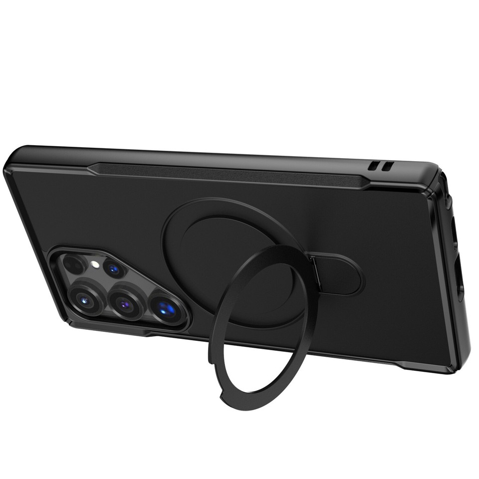 For Samsung Galaxy S24 Plus Ultra Magnetic Kickstand Case Cover Screen ...