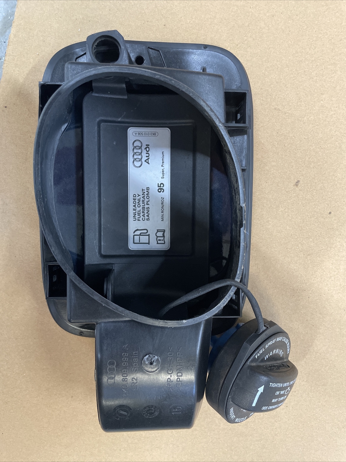 Audi B8 Gas / Fuel Filler Door Bracket 8K0809999A OEM | eBay