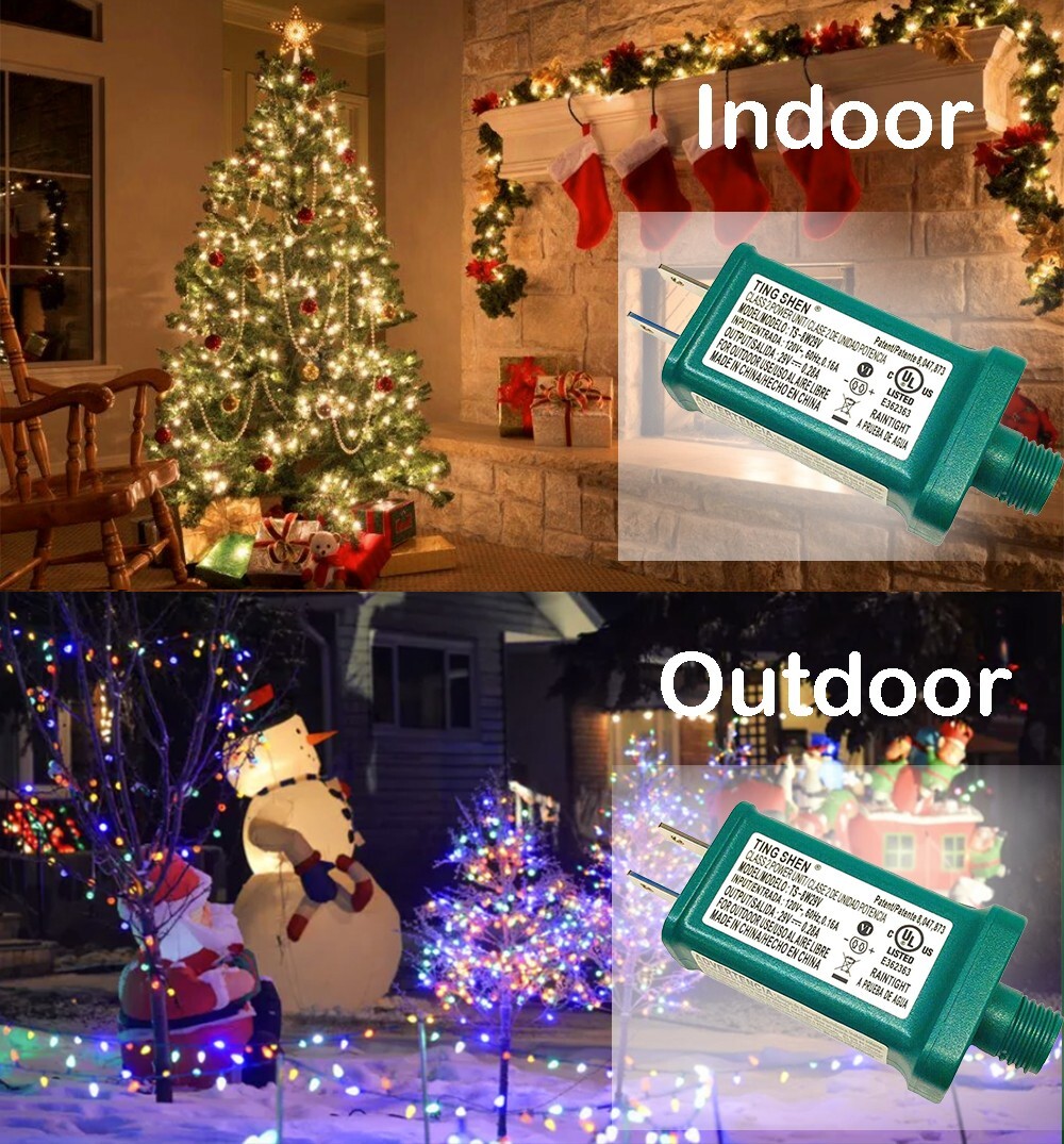 Ting Shen TS-LU6W LED Transformer DC 29V 0.28A Power Adapter for Xmas ...