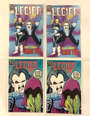 L.E.G.I.O.N. 89 #4, 4, 5, 5! 1989 DC! Legion! Early Lobo! Giffen! Key ...