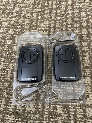 2 Chamberlain Clicker Universal 2-Button Garage Door Opener Remote ...