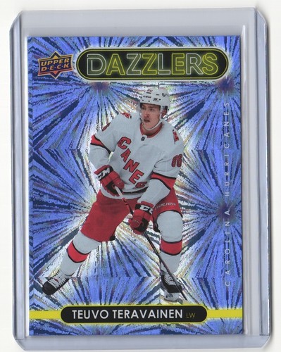 2021-22 UPPER DECK SERIES 1 PURPLE DAZZLERS TEUVO TERAVAINEN #DZ-10 ...