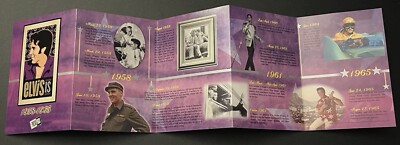 2007 Press Pass Elvis Is Elvis Presley Timeline 1958-1965 Booklet | eBay