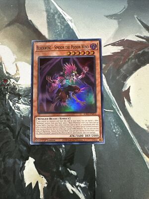 Yugioh Blackwing - Simoon the Poison Wind Super Rare RA01 | eBay