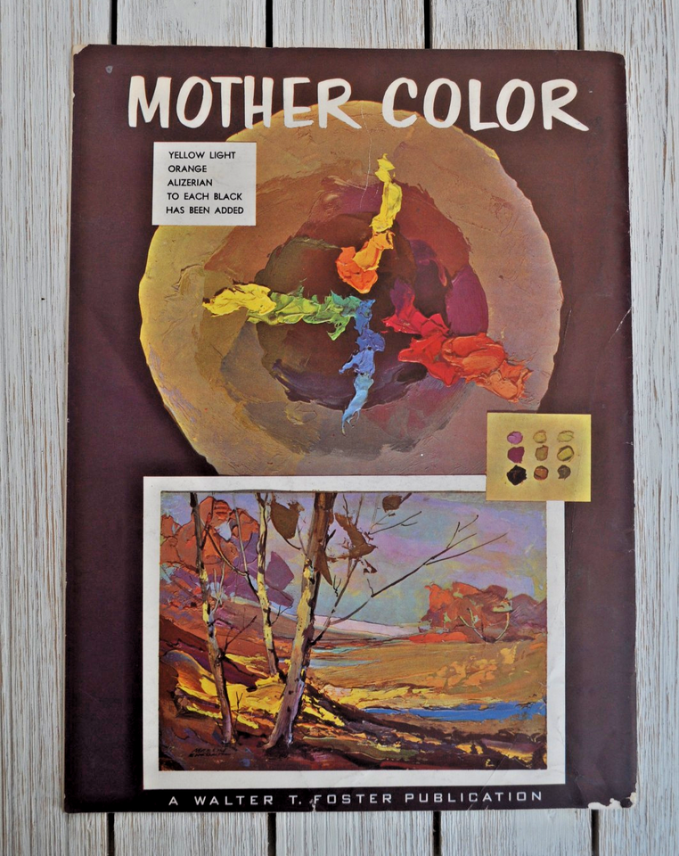 Vintage Walter Foster Art Book #63 Merlin Enabnit Color Palette Knife ...