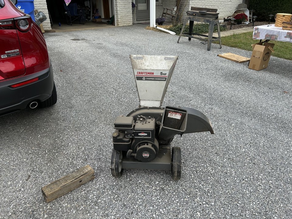 Sears Craftsman 5 HP Chipper Shredder | eBay