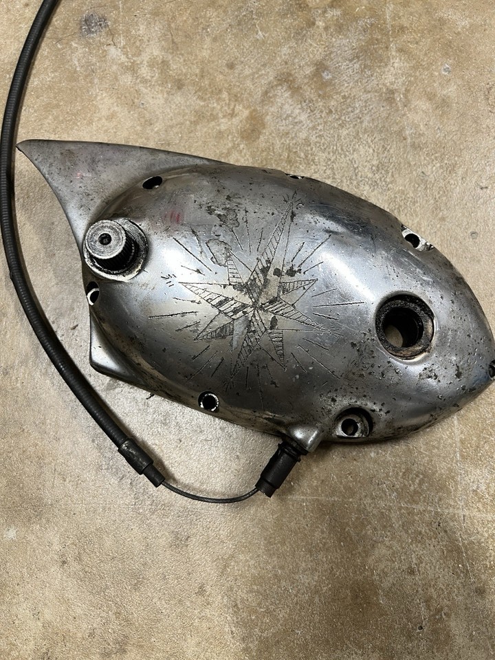 Triumph 650 Outer Gearbox Cover | Nautical Engraving | Bobber | Chopper ...