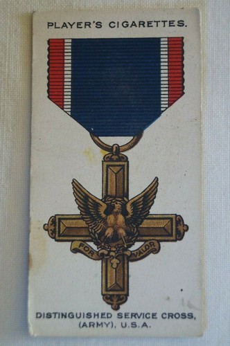 War Decorations & Medals Vintage 1927 Pre WWII Players Crd ...