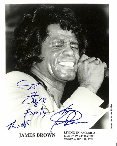James Brown Signed 8x10 Photograph BECKETT (Grad Collection) | eBay