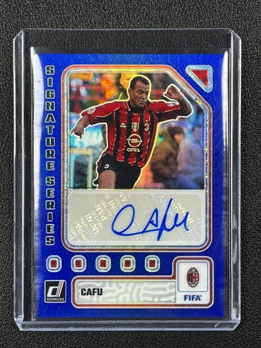 2023-24 PANINI DONRUSS FIFA SIGNATURE SERIES AUTOS BLUE #SSC CAFU 39/99 ...