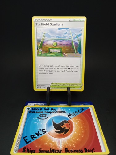 Turffield Stadium 170/192 Rebel Clash Regular Uncommon Pokemon Card | eBay