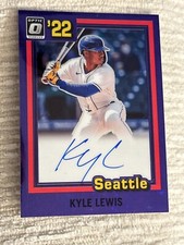 2022 Panini Donruss Optic - Retro 1981 Signatures Kyle Lewis #81S-KL ...
