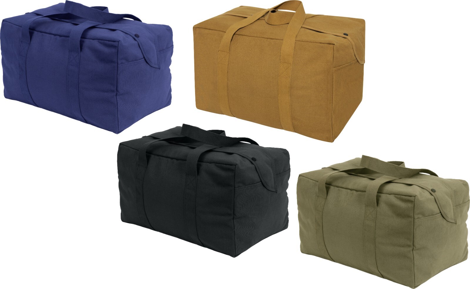 Rothco Canvas Small Cargo Bag Mini Parachute Carry Duffle Military ...
