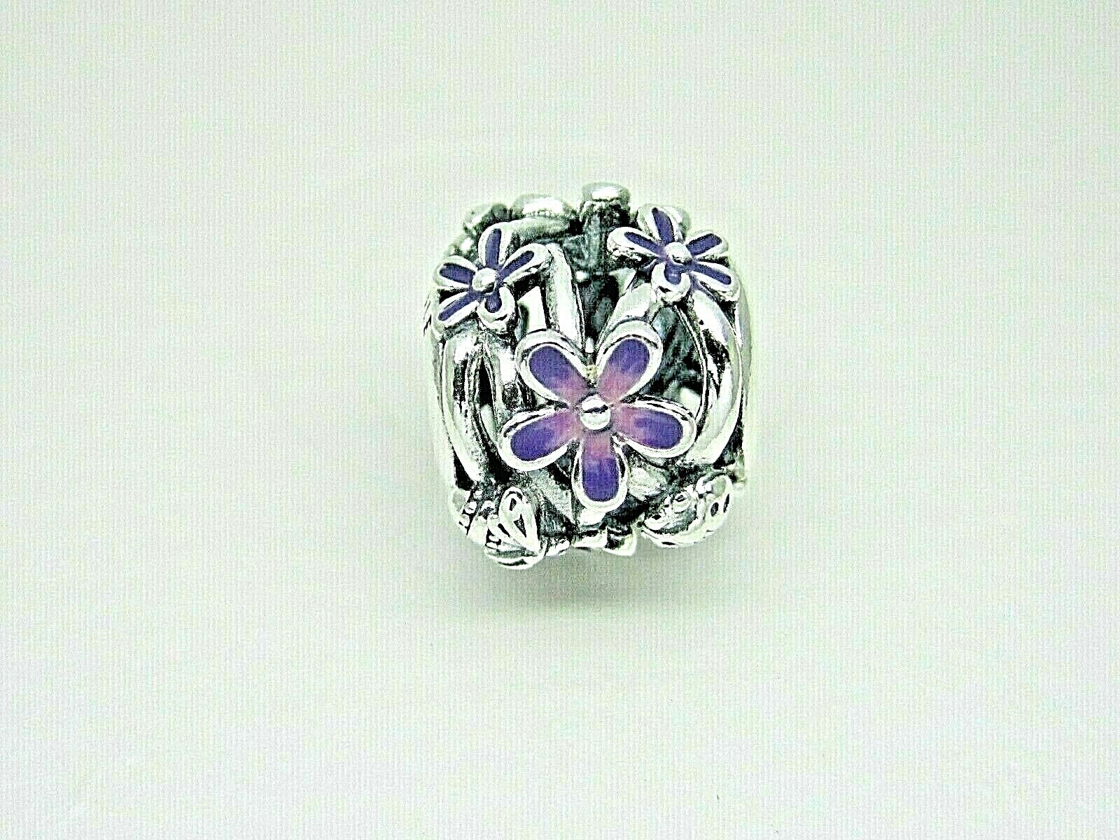 Pandora Openwork Purple Daisy Charm 798772C02 for sale online | eBay