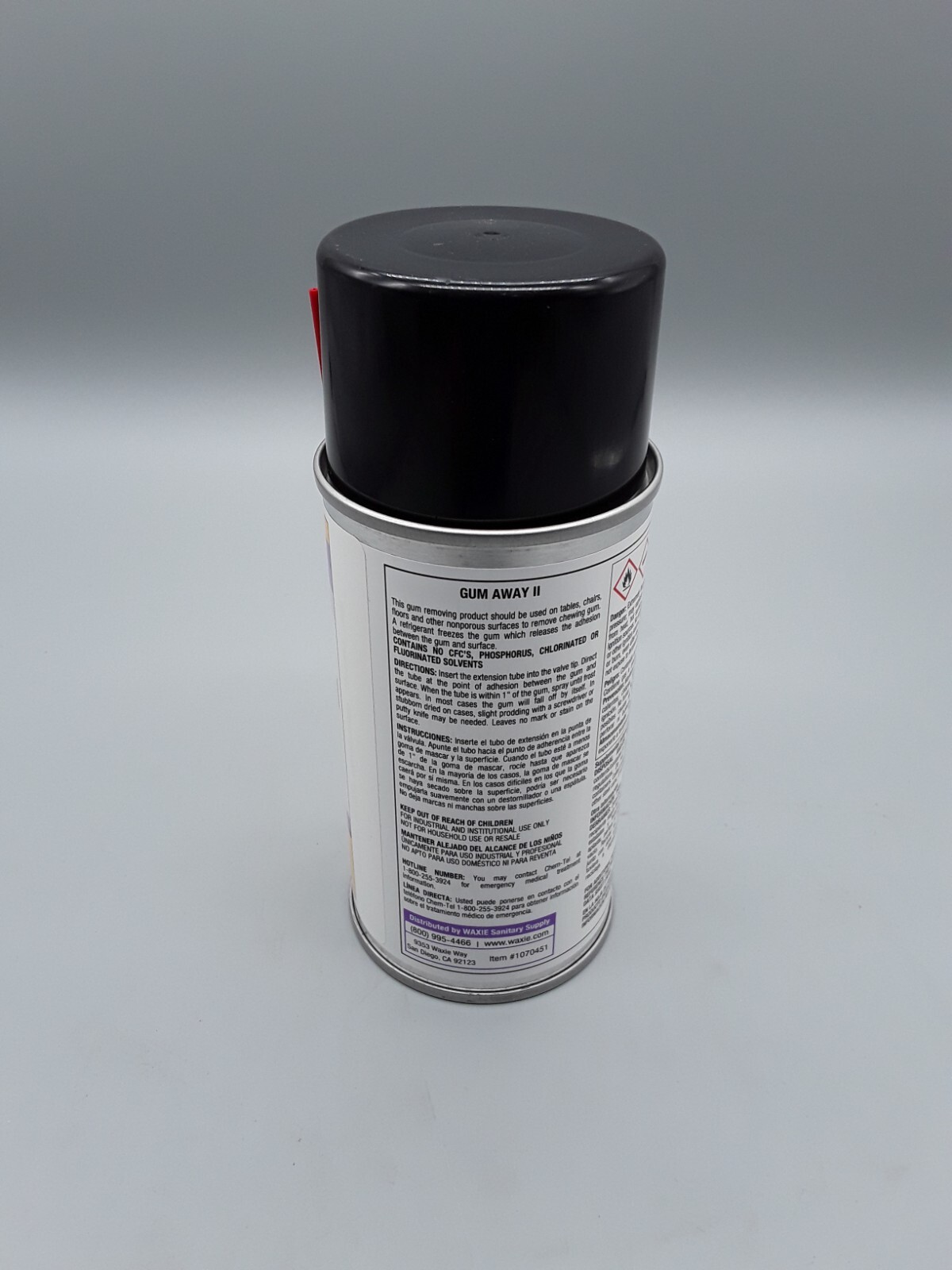 WAXIE Gum Away II, Chewing Gum and Candle Wax Remover, 6 oz (case of 12 ...