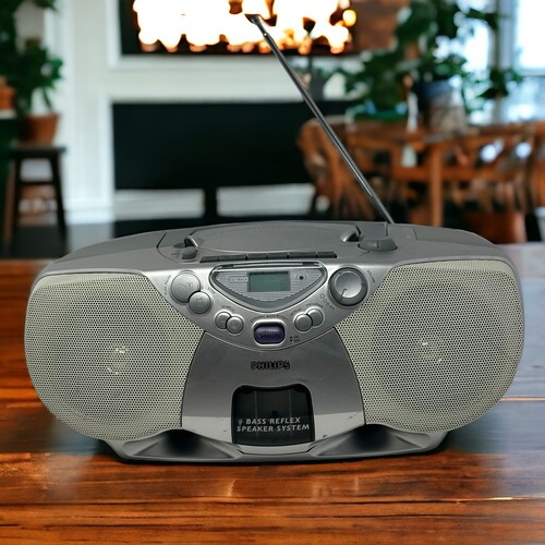 Philips AZ1008/17 AM/FM Sound Machine CD Player/Tape Recorder | eBay
