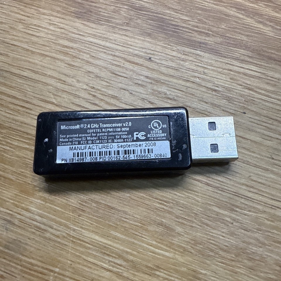 Microsoft Natural Wireless 7000 Dongle Receiver USB | eBay