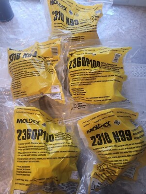 Moldex 2360P100 and 2310 N99 Respirator Masks Lot | eBay