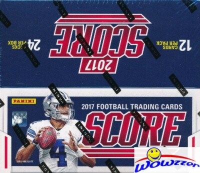 2017 Score Football MASSIVE Factory Sealed 24 Pack Retail Box with 288 ...