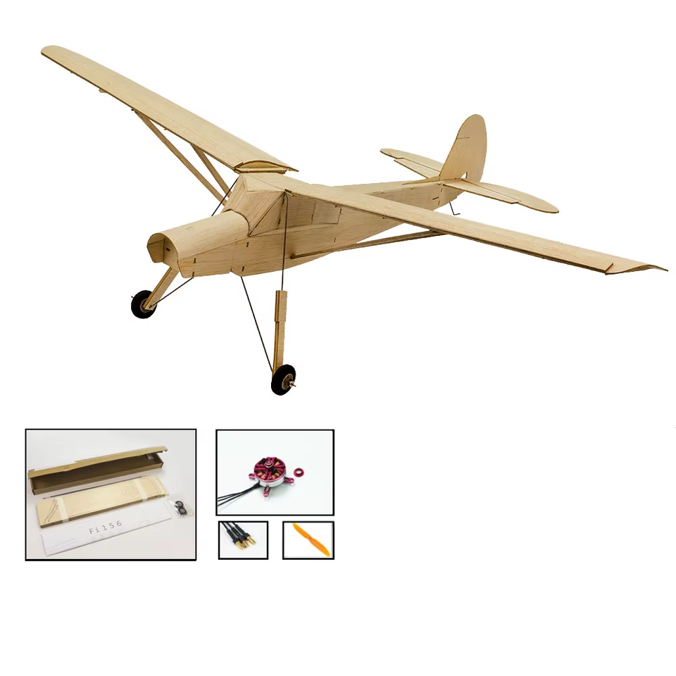 Fieseler Fi 156 Storch 777Mm Laser-Cut Balsa RC Kit, Scale Model ...