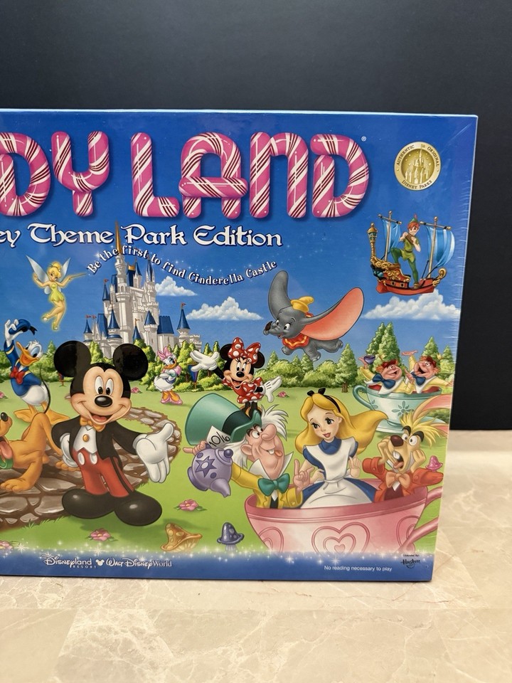 New Candyland Disney Theme Park Edition Board Game Disneyland 2009 ...