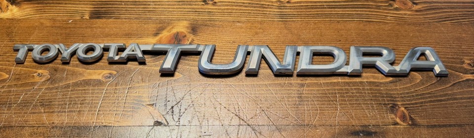 2000 - 2006 TOYOTA TUNDRA SIDE DOOR REAR TAILGATE CHROME EMBLEM BADGE ...