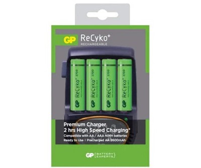 Chargeur GP Recyko PB50 H500 Pour Batteries AA AAA Incluses 4 AA Recyko ...