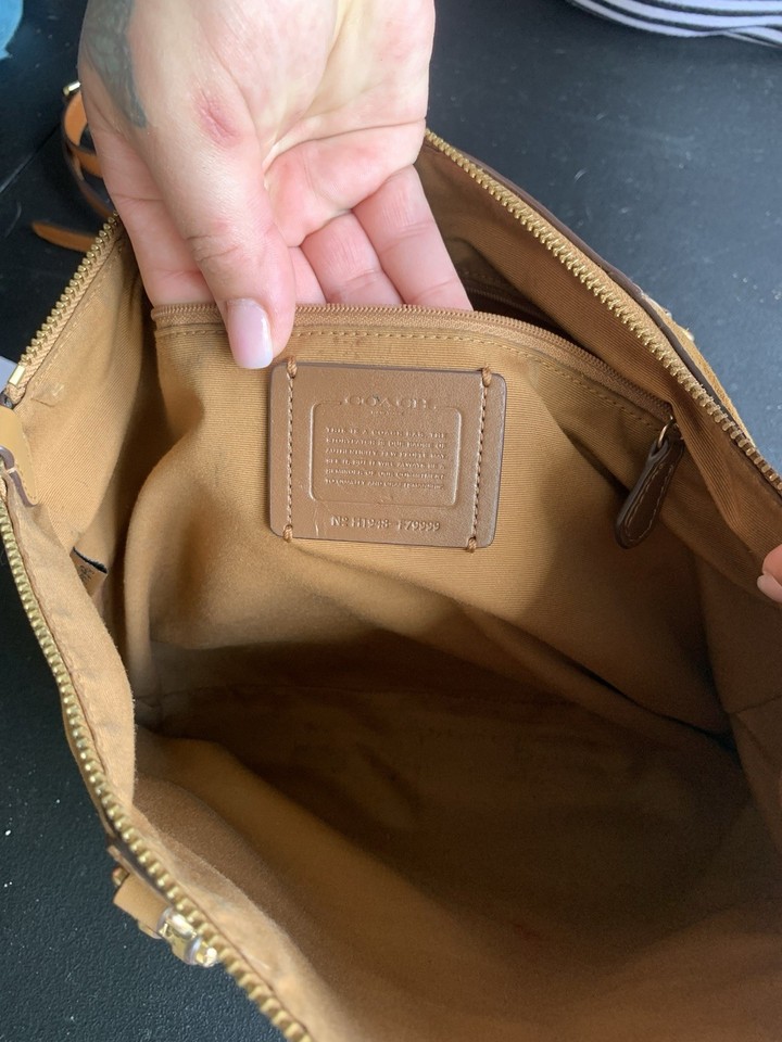 Coach prairie satchel handbag, used, personal collection. Pebble ...