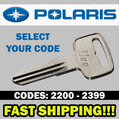 Polaris Keys Cut by Code ATV Ranger RZR Snowmobile key made to codes ...