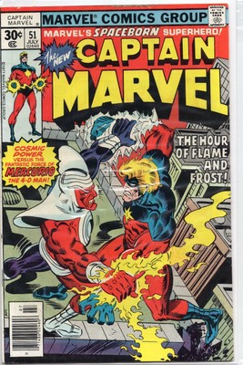 Captain Marvel issue # 51 July Marvel Comics Group 1977 | eBay