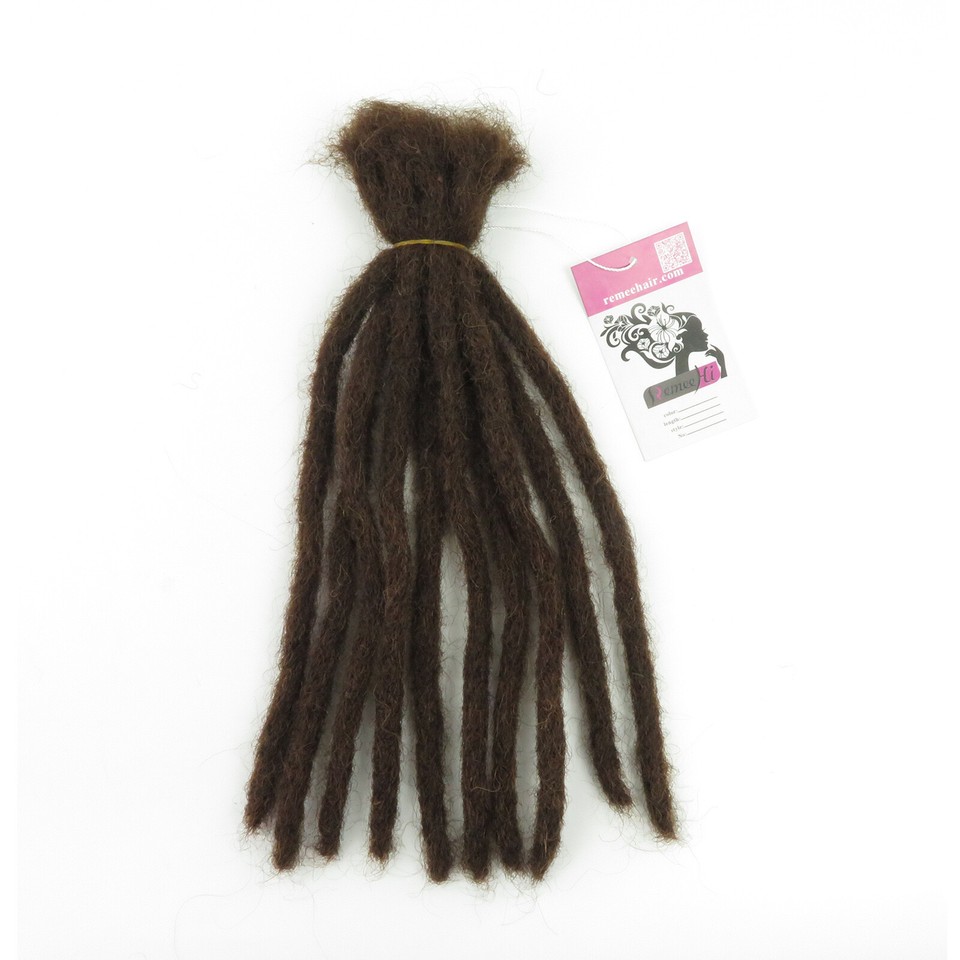 8"-14"Handmade Crochet Dreadlocks 100% Human Hair Locks Dreads ...