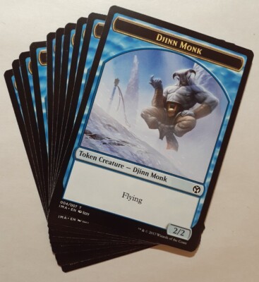 MTG (10) Djinn Monk Tokens - IMA 4/7 - Iconic Masters -Z14 | eBay