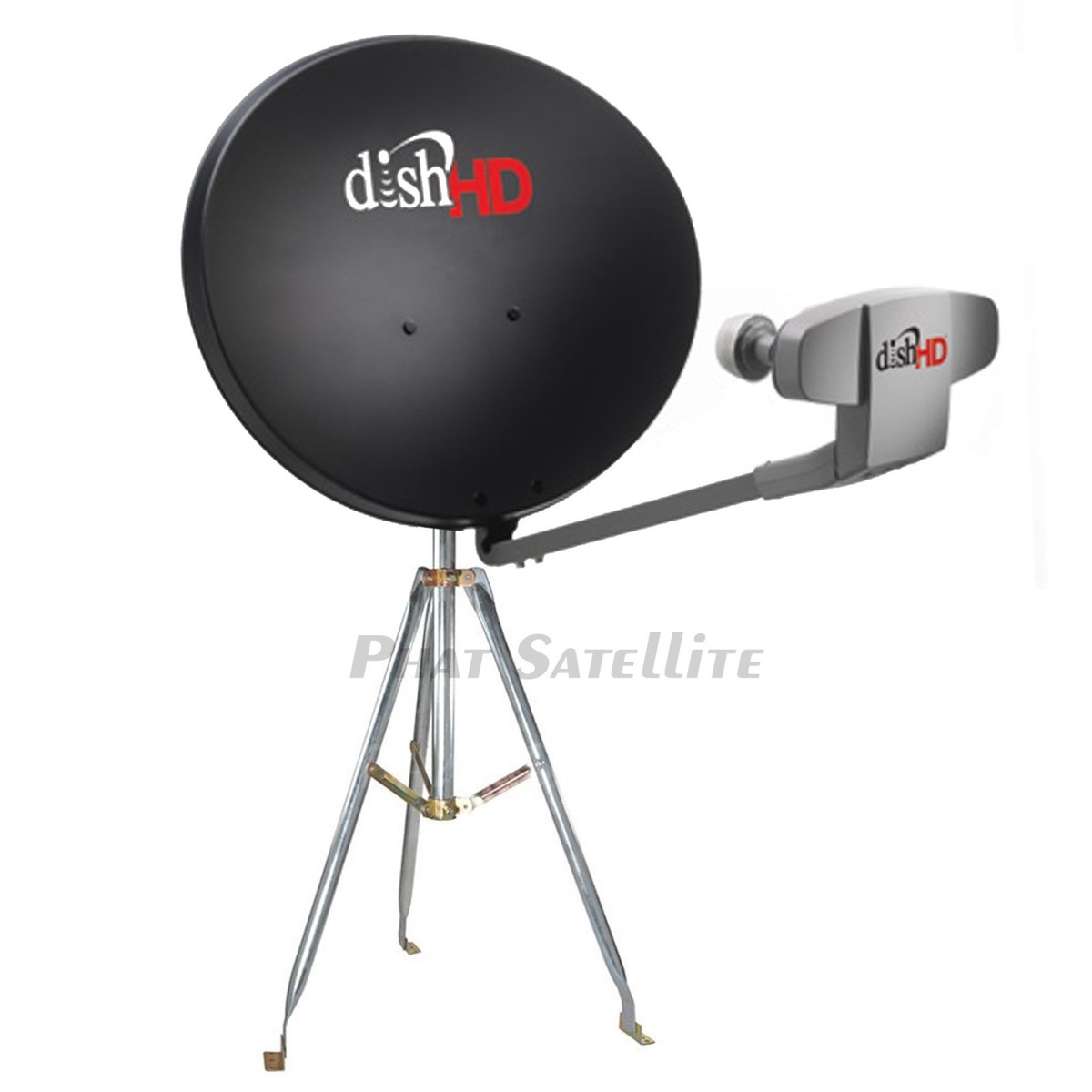 Triple Lnb Satellite Dish Selfsat Snipe 3 R 'Blackline Edition' Single