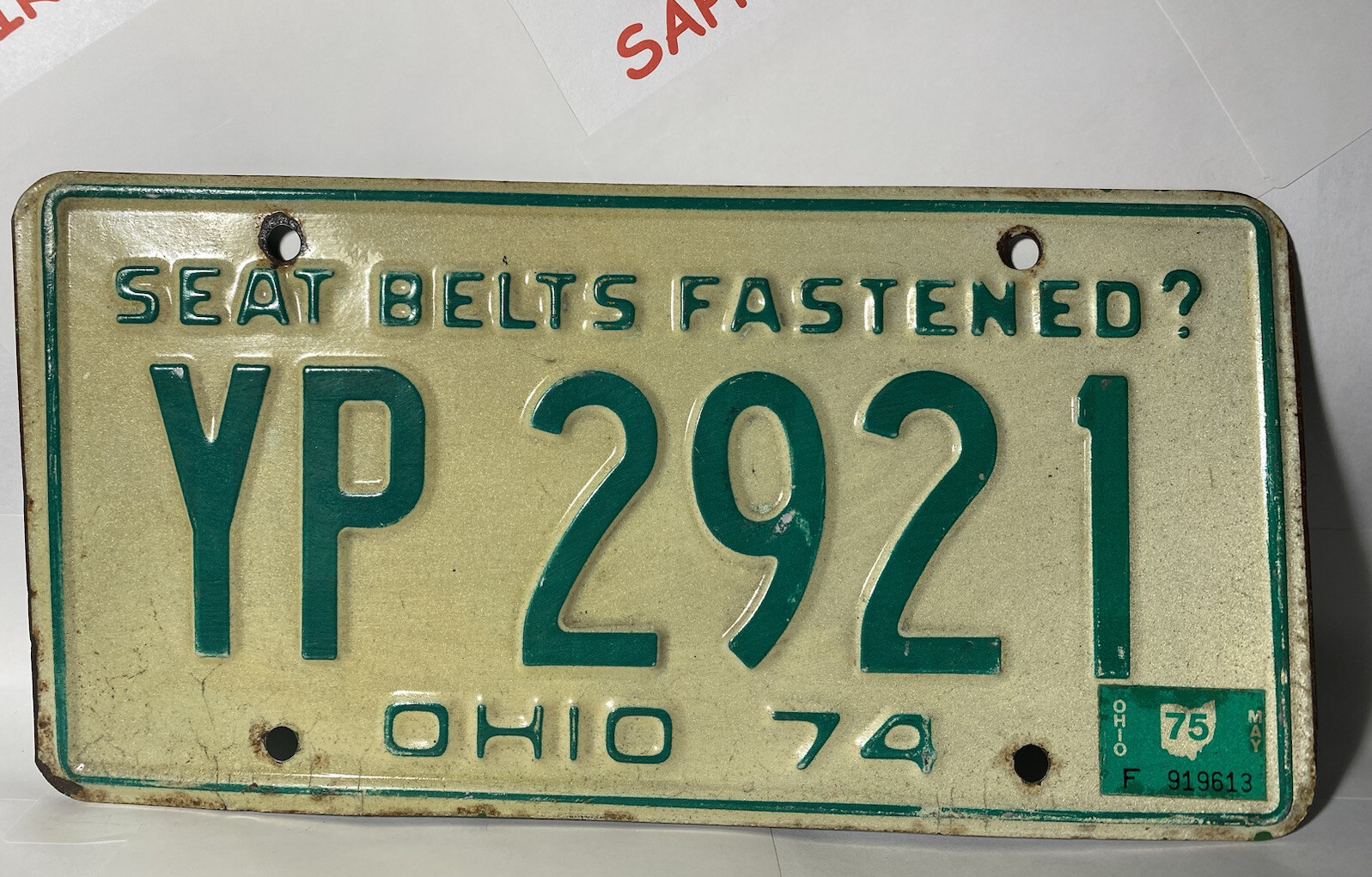 OHIO 1974 LICENSE PLATE. USED. SOLD AS IS | eBay