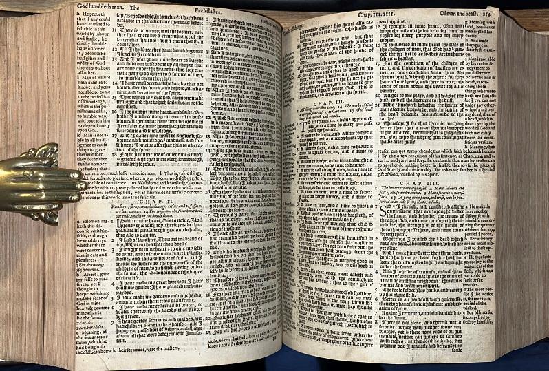 1583 'The Bible' Geneva Version. Christopher Barker, London. Fine ...