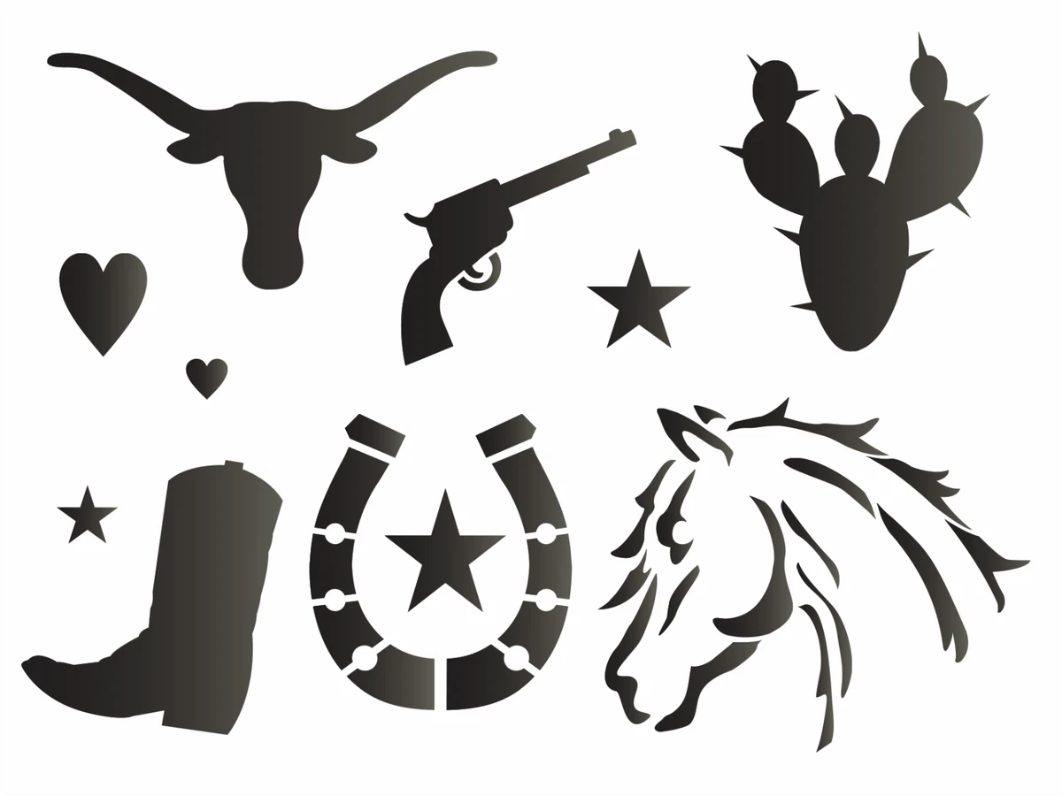 Cowboy Stencil