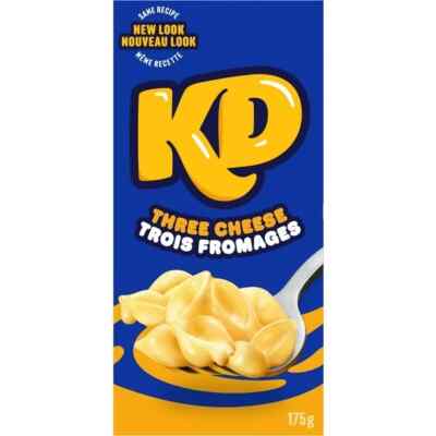 12X KD Kraft Dinner Three Cheese Macaroni and Cheese 175g EACH FRESH ...