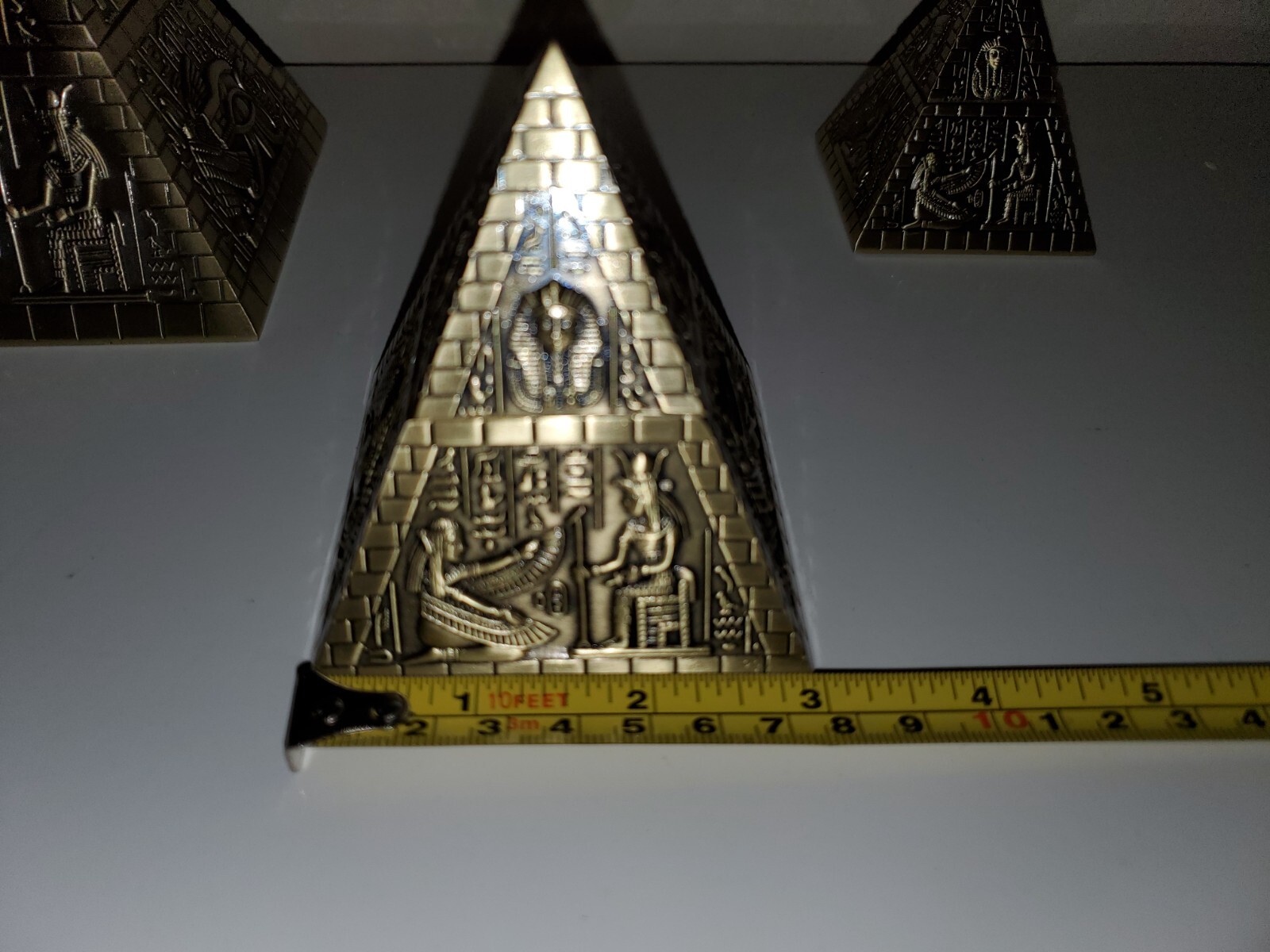 Metal Egyptian Pyramids Sculptures Set (3 Pcs) | eBay