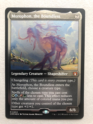 Mtg Carte Magic Commander Legends Morophon the Boundless Etched FOIL ...