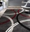 Rugshop Modern Rug Contemporary Area Rugs Wavy Circles Design Abstract ...