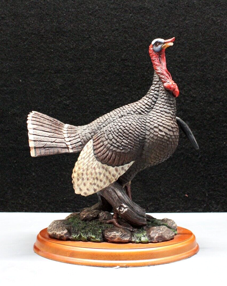VINTAGE National Wild Turkey Federation Turkey Resin Statue (SET OF 2 ...