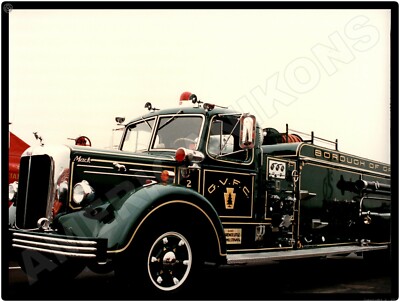 Vtg. Mack Trucks New Metal Sign: Restored Fire Truck GVFC | eBay