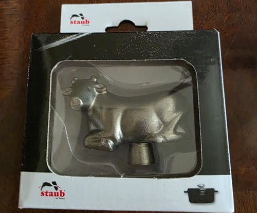 Staub 40511-486 Animal Knob Cow Handle, Knobs 74×28×50mm, Silver | eBay