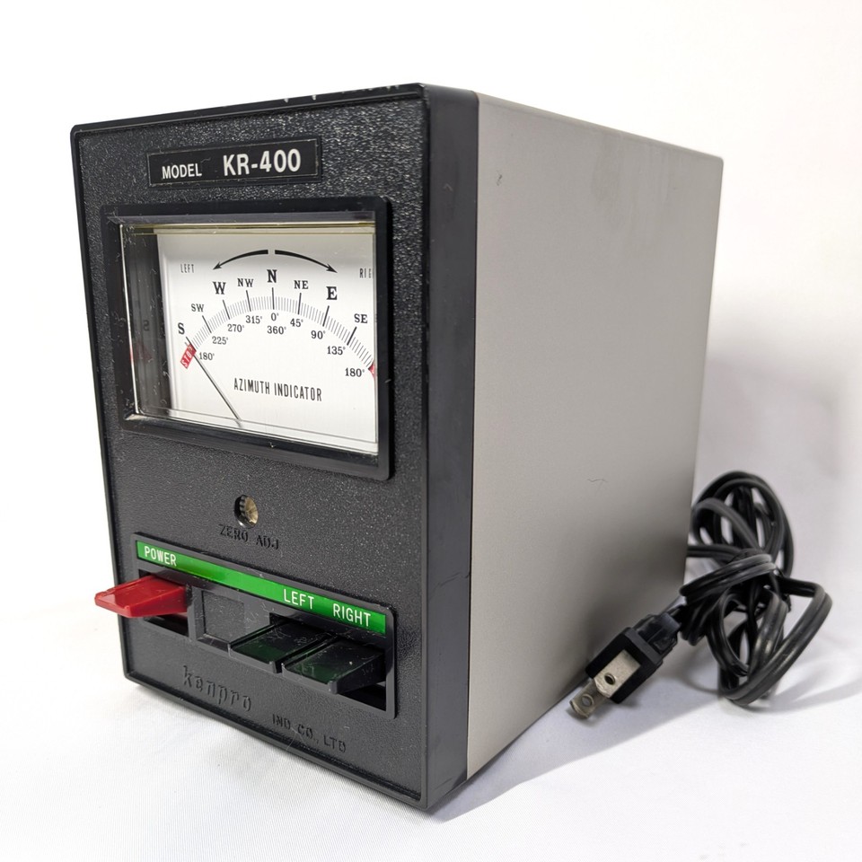 Kenpro KR-400 Azimuth Indicator Antenna Rotator Controller Ham Radio ...