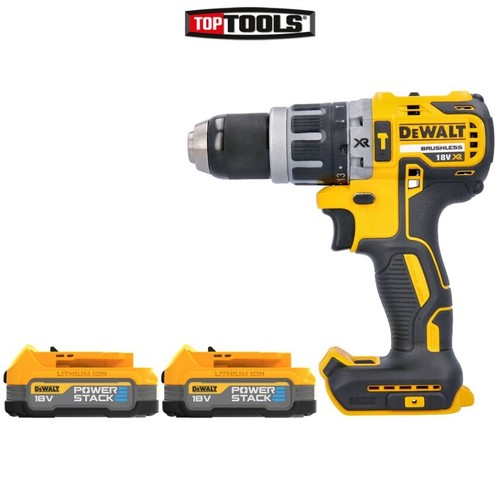 Dewalt DCD796 18v XR Brushless Compact Combi Drill + 2 x 1.7Ah ...